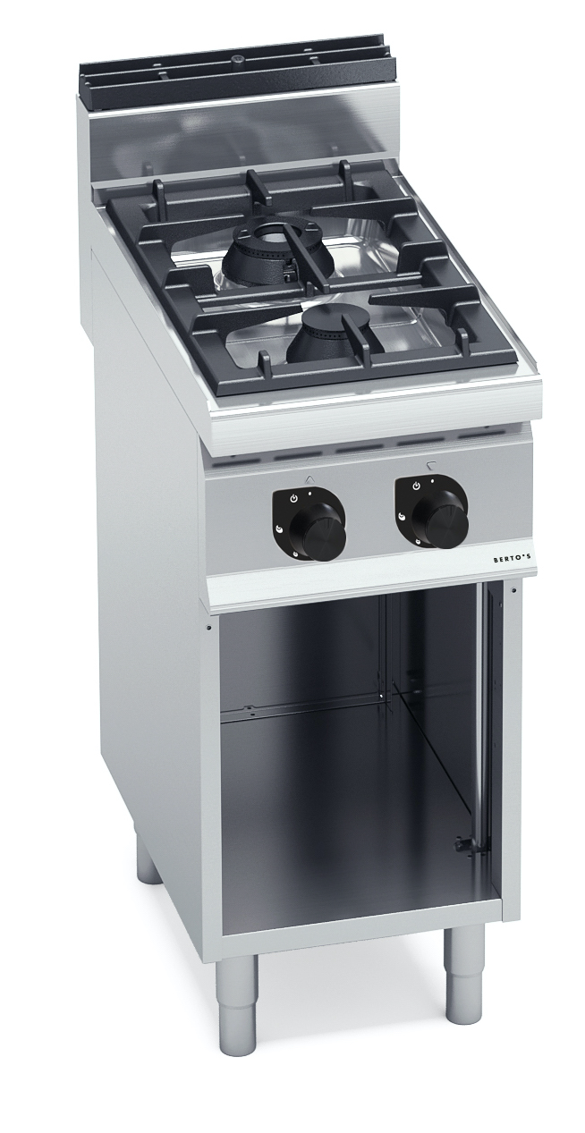 Stand Gasherd 2kW Brenner 10,5kW mit Pilotflamme - Gastrotecno ...